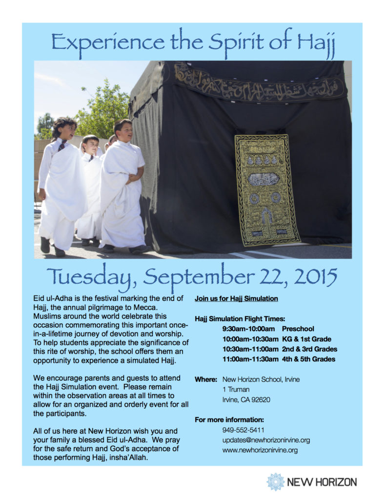 Join us for Hajj Simulation! – New Horizon